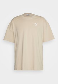 Puma CLASSICS TEE - T-shirt basique - granola/beige - ZALANDO.FR