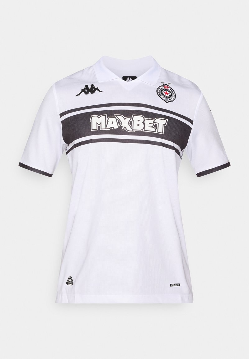 Kappa Gara KOMBAT 2026 THIRD PARTIZAN - Squadra - white/black/bianco ...