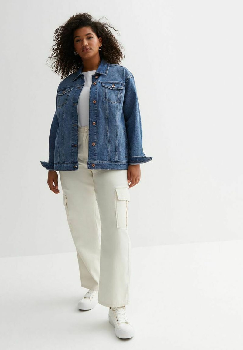 New Look Curves CURVES - Spijkerjas - blue pattern/blauw - Zalando.be