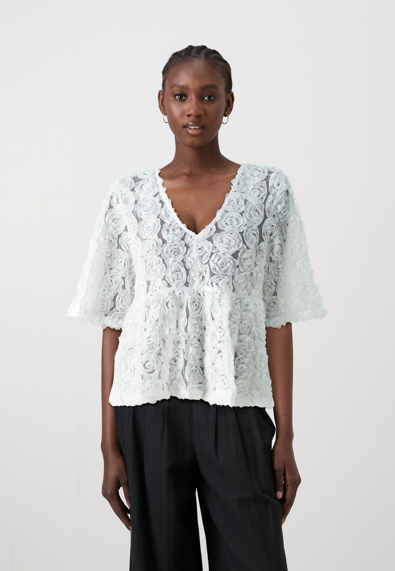 YAS YASROSALIA - Blouse - star white/white - Zalando.ie