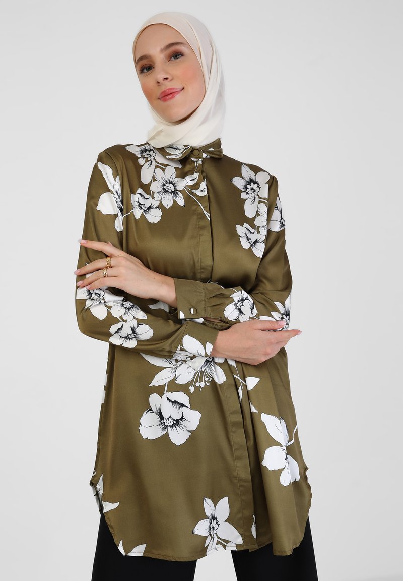 Modanisa REFKA - Camicia - multi coloured/cachi - Zalando.it