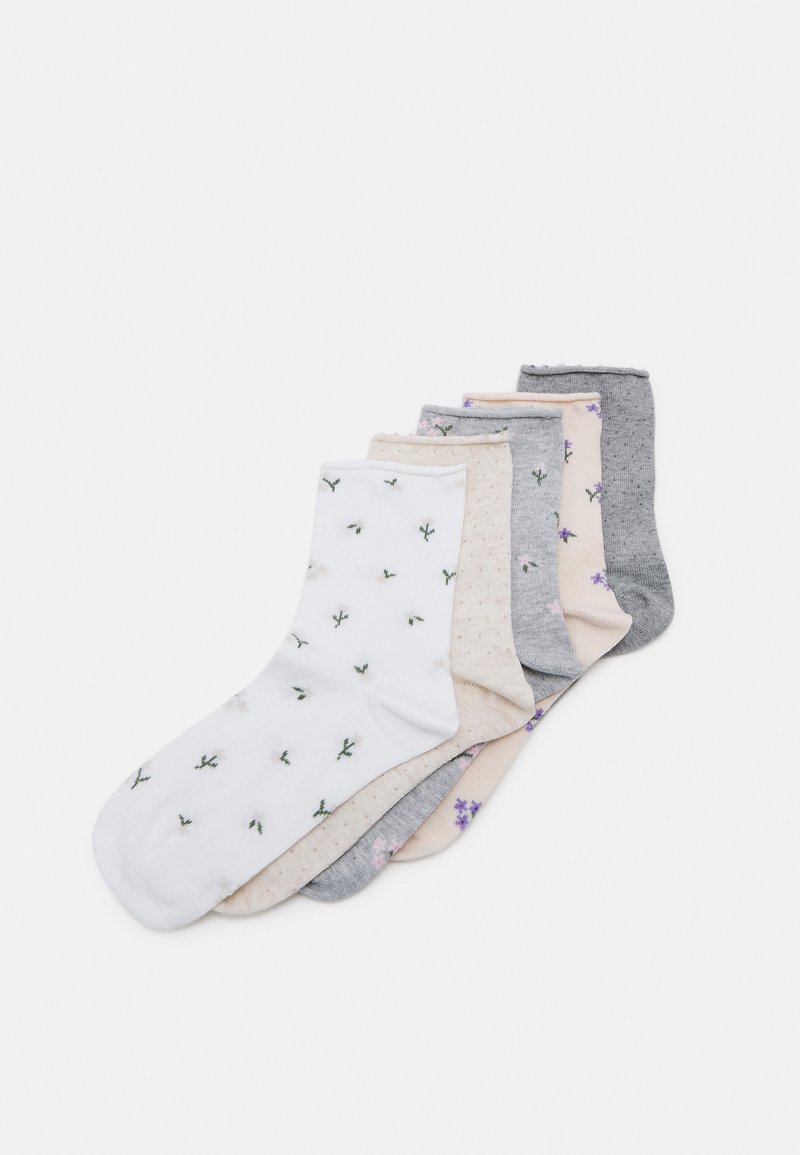 Anna Field 5 PACK - Skarpety/beżowy - Zalando.pl