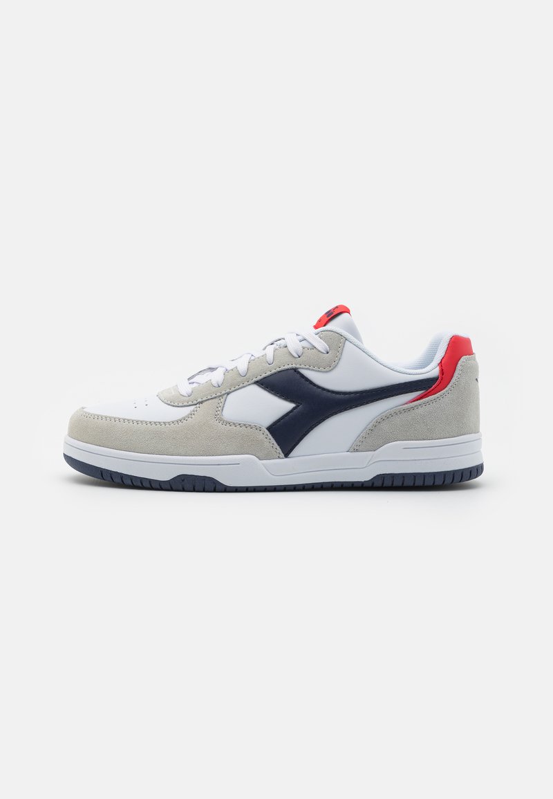 Diadora RAPTOR - Sneakers - white/peacoat/high risk red/vit - Zalando.se
