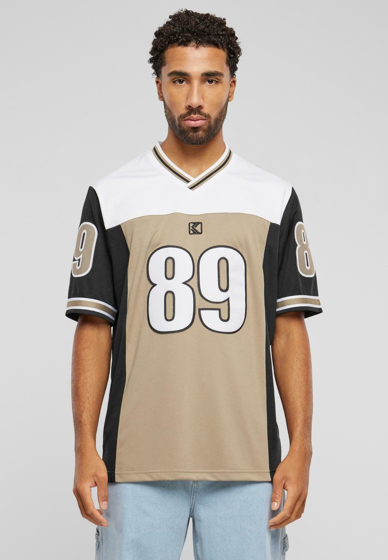 Karl Kani T-shirt con stampa - olive blk wht/multicolore - Zalando.it