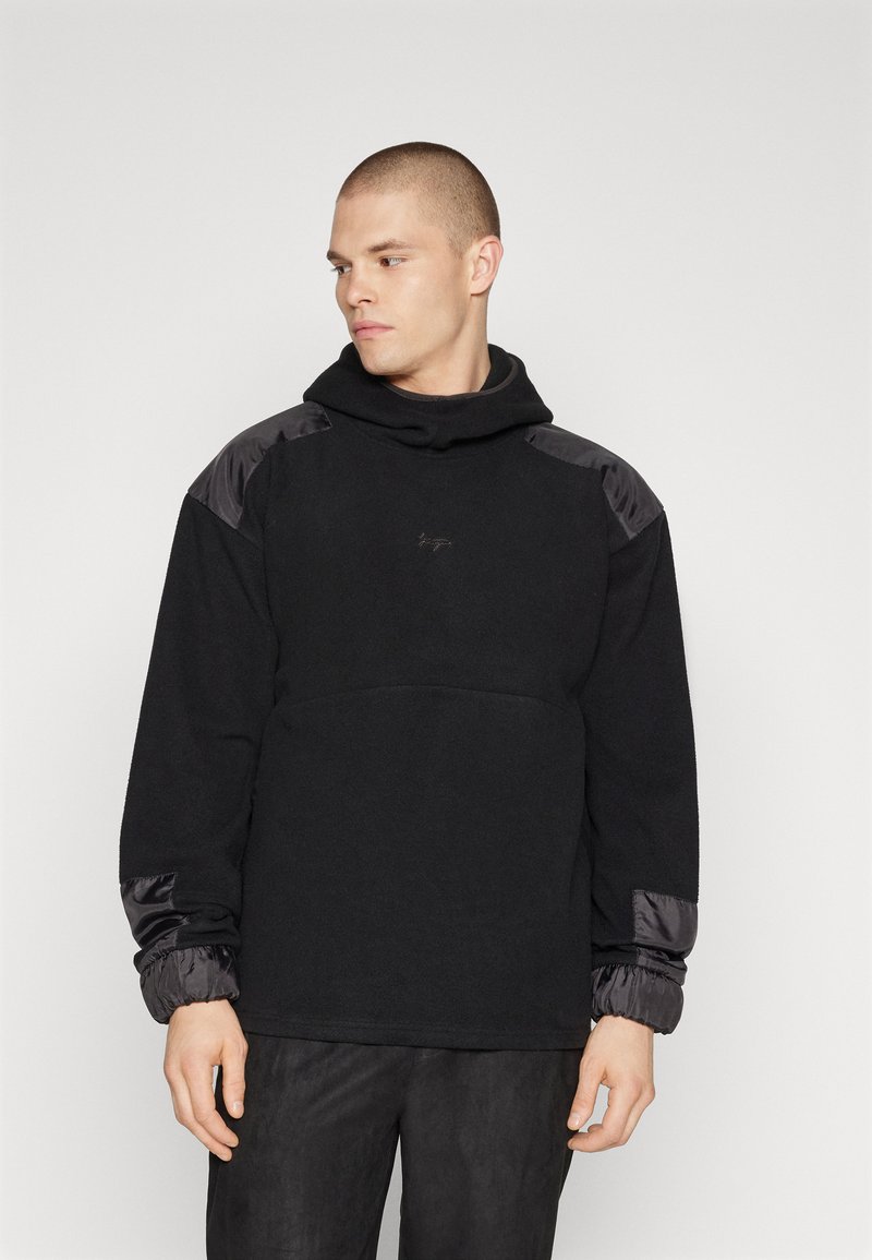Denim Project CONTRAST HIGH NECK - Hoodie - black/zwart - Zalando.nl