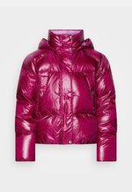 Tommy Hilfiger POP JACKET - Daunenjacke - italian wine/rot - Zalando.at