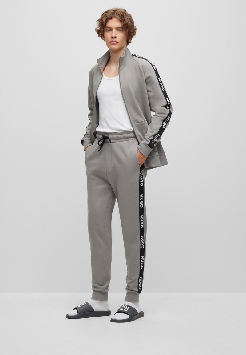 HUGO NIL SLID - Sandaler - dark grey one/mørkegrå - Zalando.dk