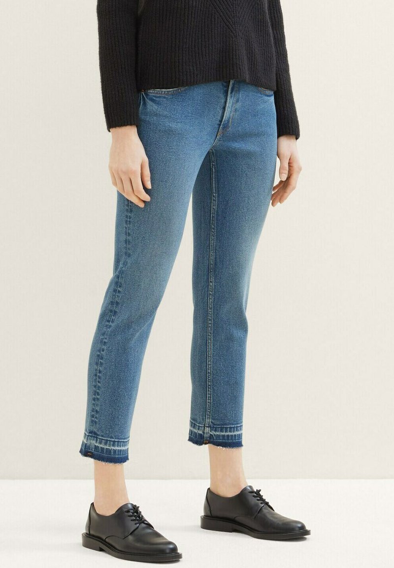 TOM TAILOR DENIM ELSA - Slim fit jeans - used mid stone blue denim ...