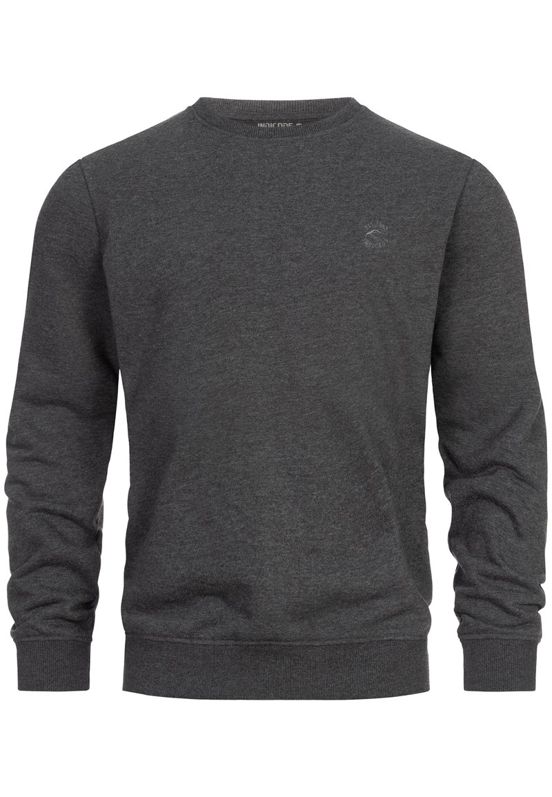 INDICODE JEANS Sweater - charcoal mix/antraciet - Zalando.be