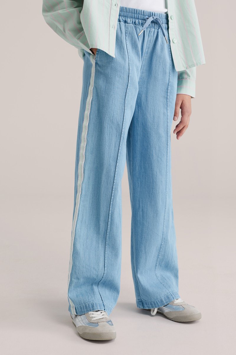 WE Fashion RIDGE - Straight leg jeans - light blue - Zalando