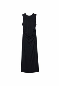 Stradivarius OPEN BACK - Robe en jersey - black/noir - ZALANDO
