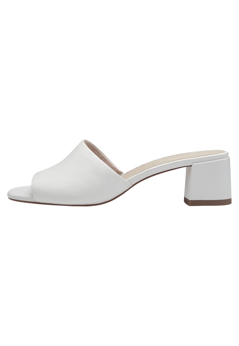 Tamaris Heeled mules - white - Zalando.ie