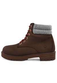 Giesswein LEATHER MERINO BOOT - Boots à talons - dunkelbraun/marron ...