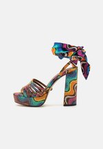 Kurt Geiger London PIERRA ANKLE TIE - High Heel Sandalette - multi-coloured/mehrfarbig - Zalando.de