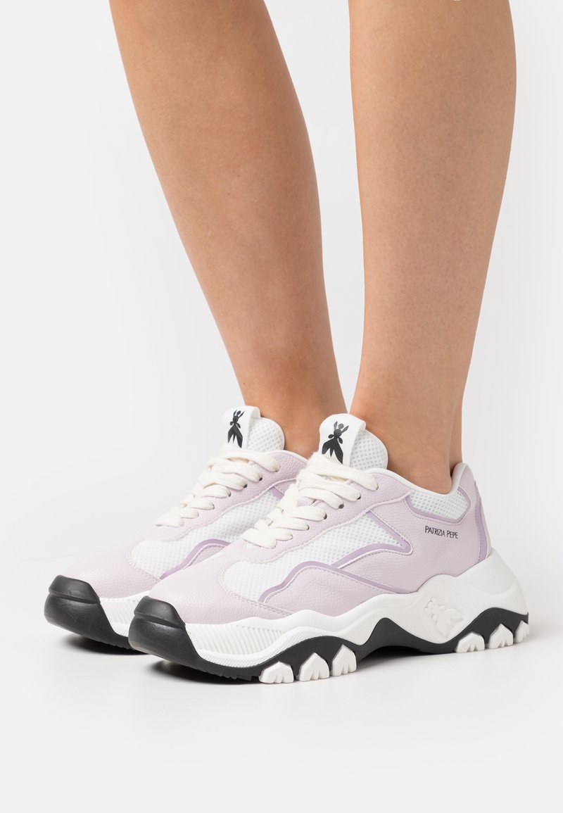 Patrizia Pepe Sneaker low - fresh lilac/white/weiß - Zalando.ch