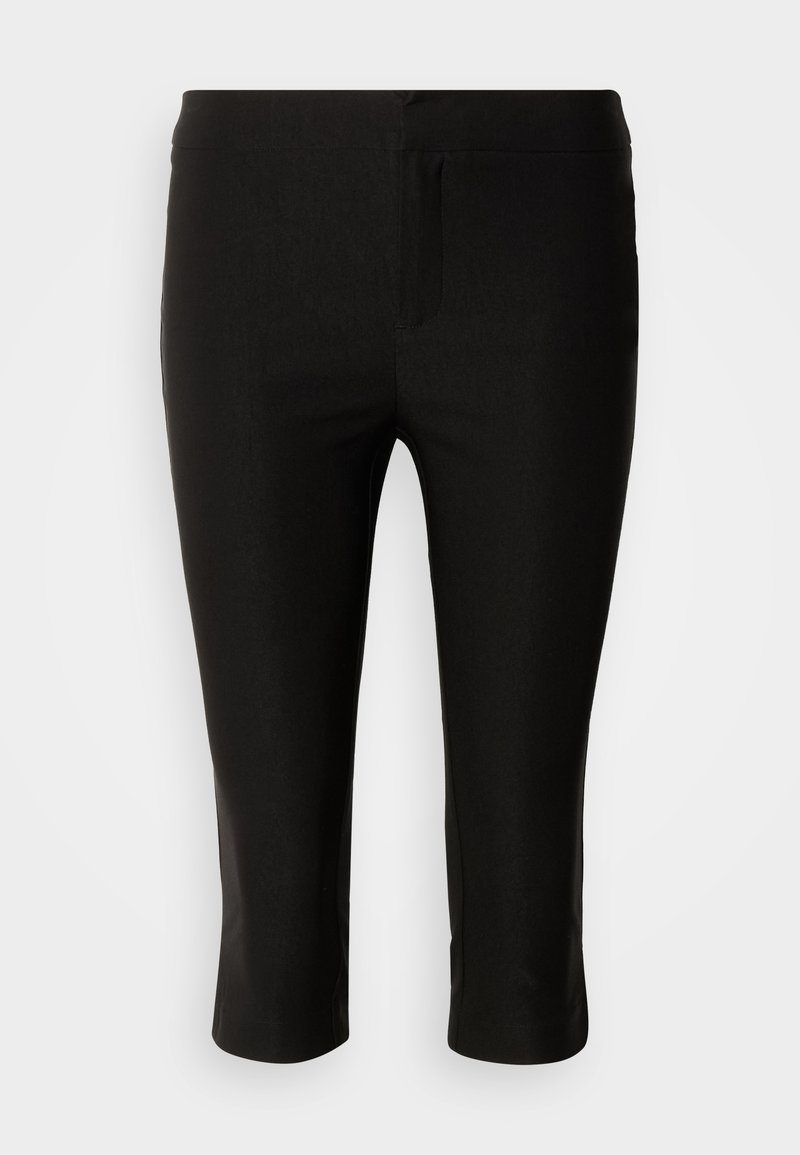 Gina Tricot CAPRI TROUSERS - Trousers - black - Zalando