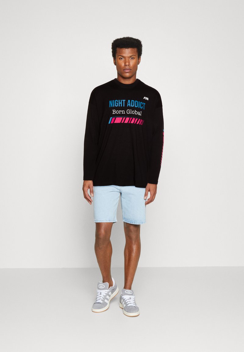 Night Addict CONOR UNISEX - Majica z dolgimi rokavi - black/črna ...