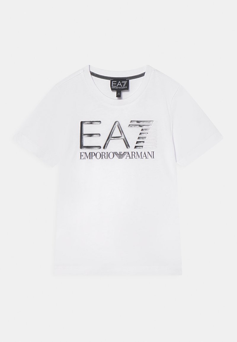 Ea7 Emporio Armani Unisex T Shirt Con Stampa Bianco Zalando It