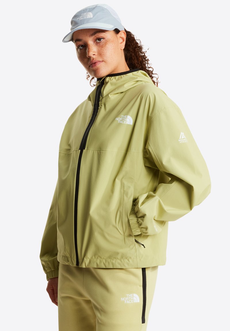 The North Face MOUNTAIN ATHLETICS RAINLIT HOODED - Light jacket - pear ...