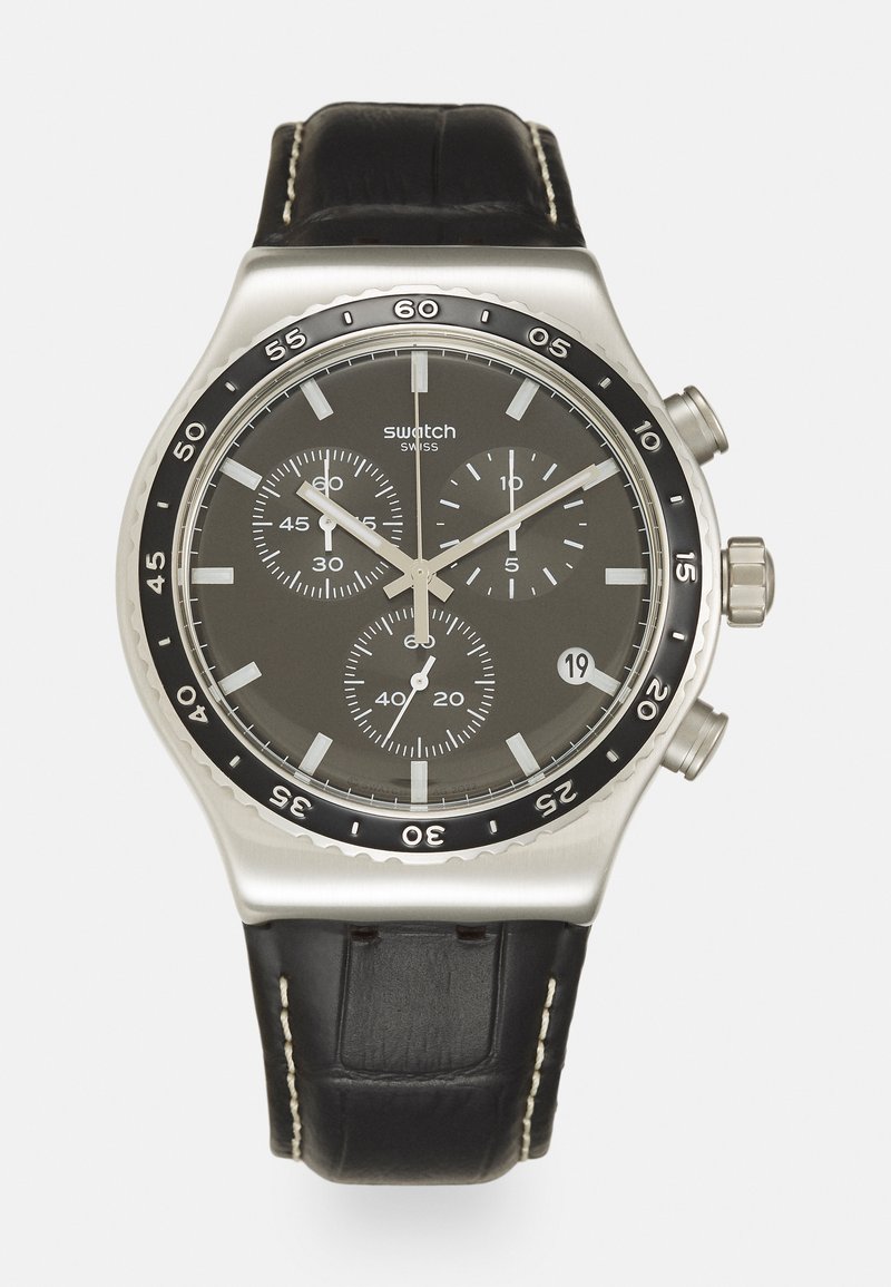 Swatch NEW IRONY - Chronograph - carbonium dream/schwarz - Zalando.at