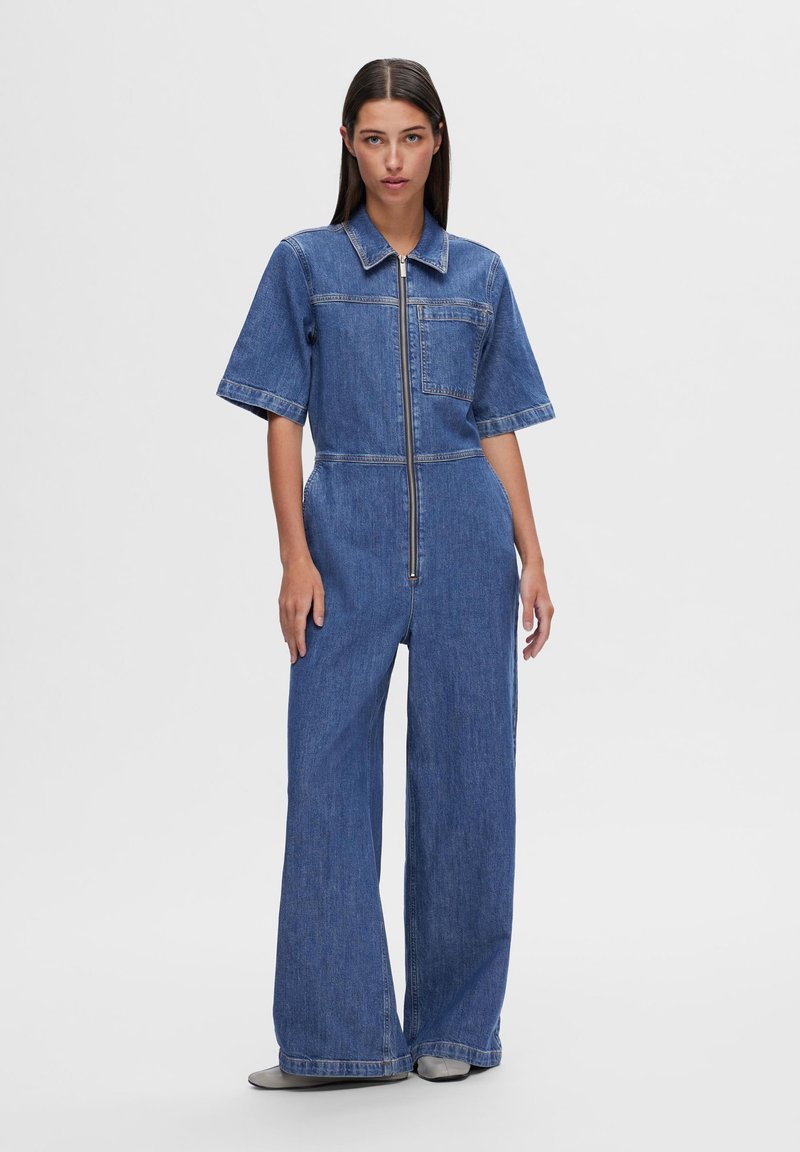 Selected Femme Combinaison - medium blue denim/denim bleu - ZALANDO.BE