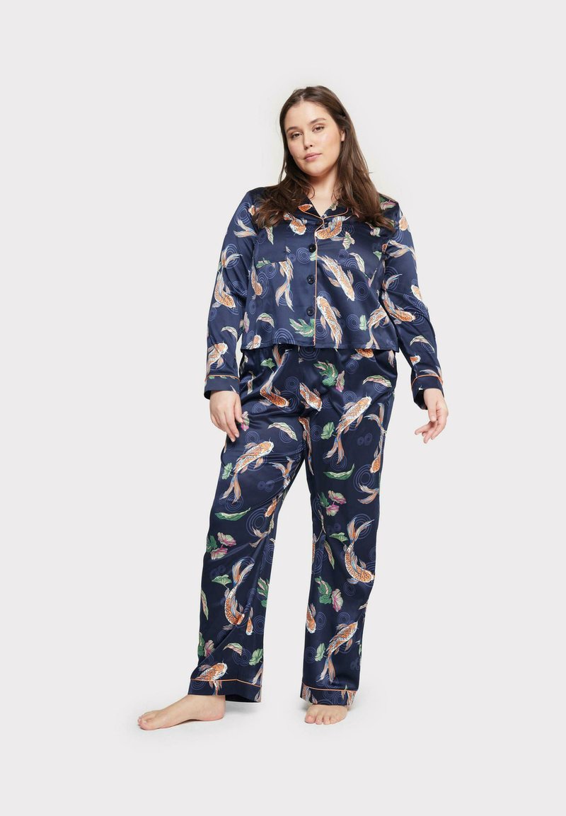 Chelsea Peers KOI FISH PRINT SET - Pyjama - navy/bleu marine - ZALANDO.FR