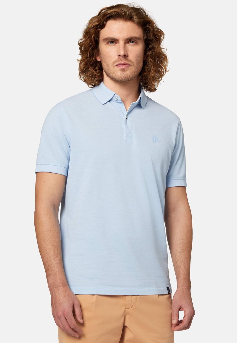 Boggi Milano Polo - light blue/bleu clair - ZALANDO.FR