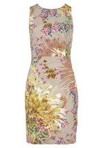 LASCANA Robe fourreau - sandgelb bedruckt/beige - ZALANDO.CH