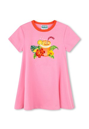 KENZO kids BALLOON SLEEVE - Robe de jour - pink/rose - ZALANDO.FR