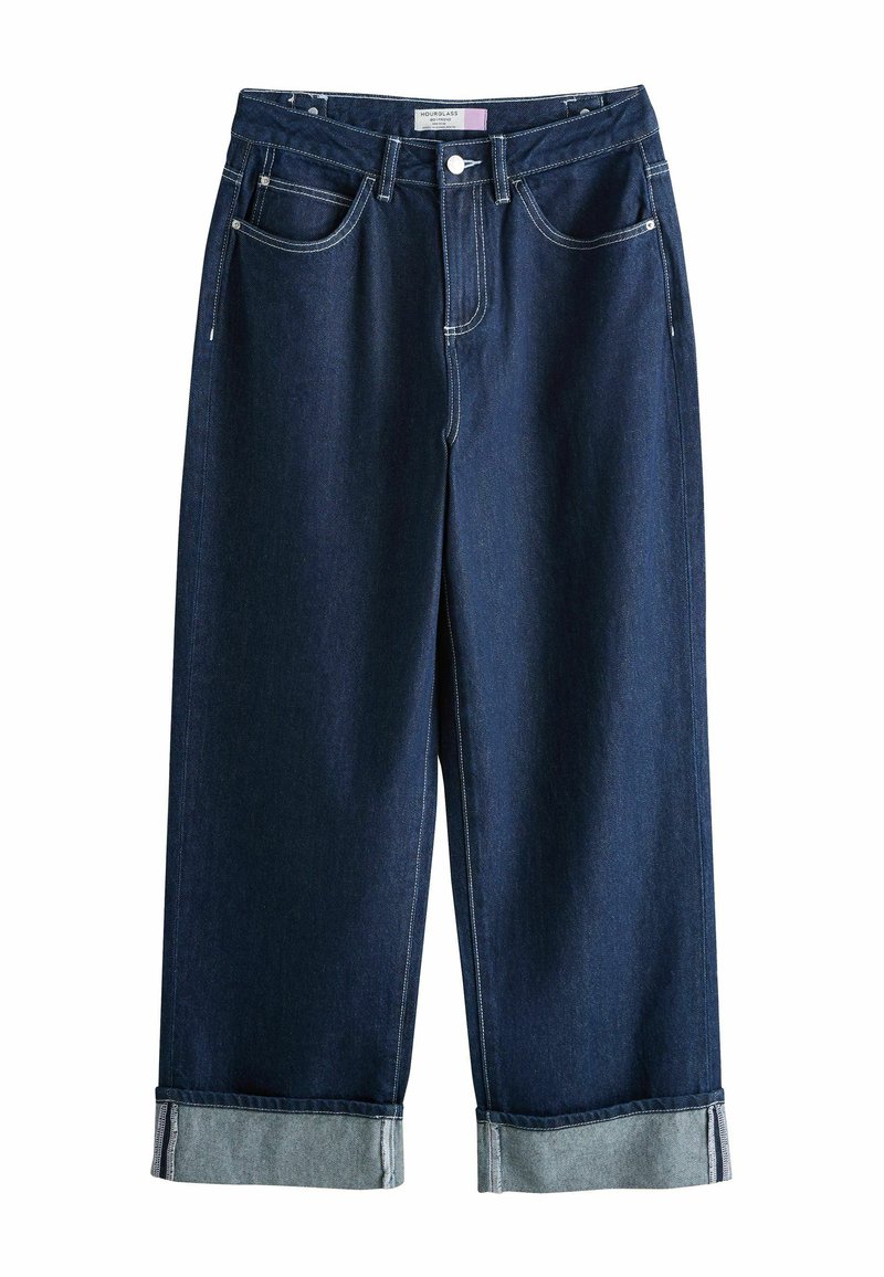 Next PETITE FIT - BOYFRIEND HOURGLASS WIDE LEG MID RISE TURN UP ...