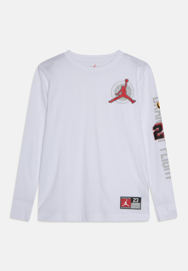 Jordan GYM BRAND OF FLIGHT - Long sleeved top - white - Zalando.ie