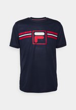 Fila OSCAR - Sport T-Shirt - navy/dunkelblau - Zalando.de