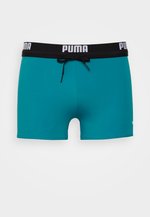 Puma SWIM MEN LOGO TRUNK - Swimming trunks - teal/blue - Zalando.co.uk