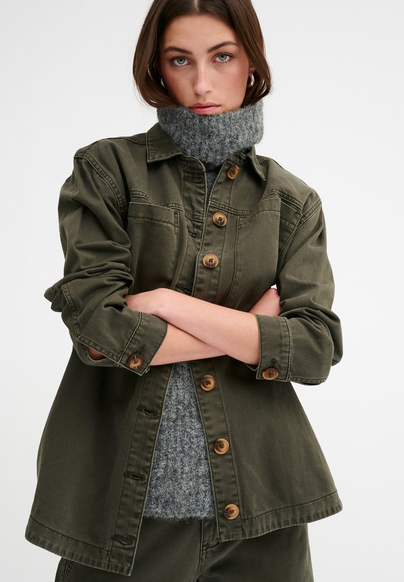My Essential Wardrobe ASTAMW 150 - Denim jacket - forest night/green ...