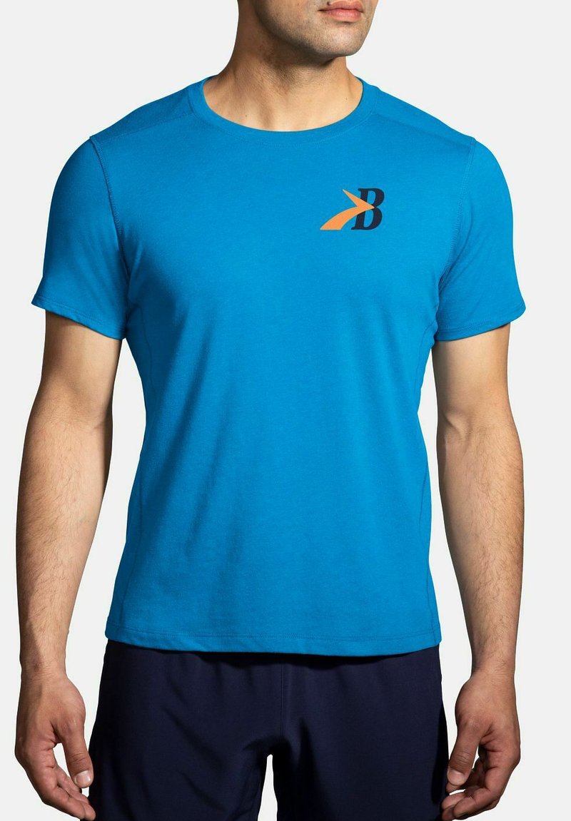 Brooks DISTANCE SHORT SLEEVE - T-shirts print - spring break flying b ...