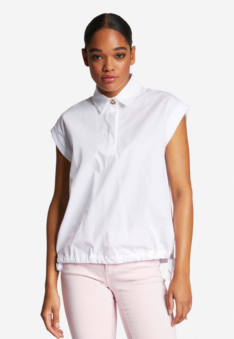 Rich & Royal MIT SCHLUPPEN DETAILS - Blusa - white/blanco - Zalando.es