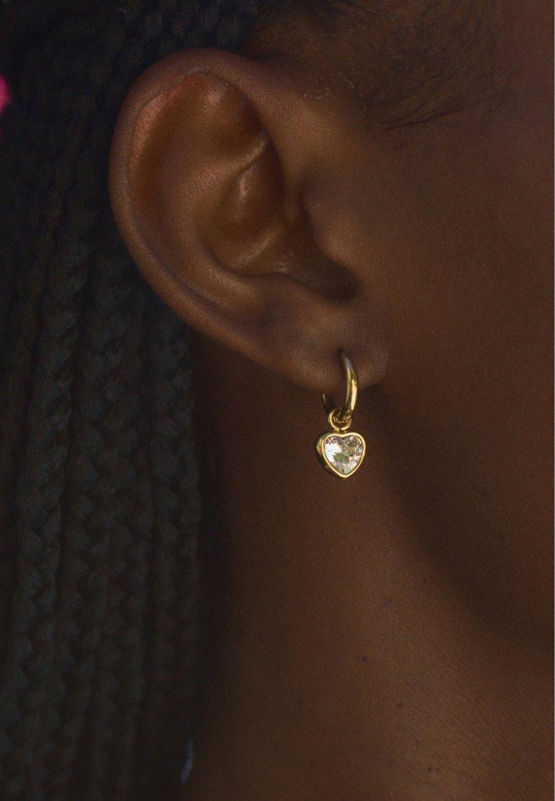 EDBLAD BEL HEART HUGGIES - Naušnice - gold-coloured/zlatne boje ...