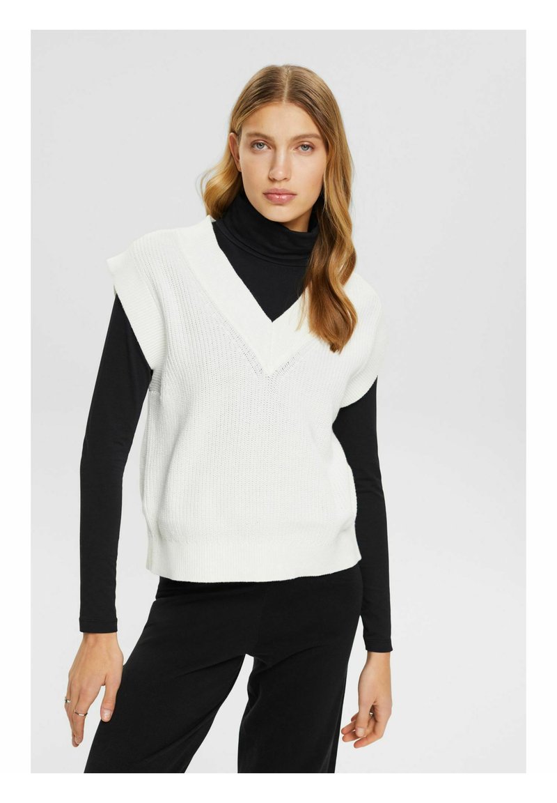 edc by Esprit SWEATERS - Strickpullover - off white/offwhite - Zalando.ch