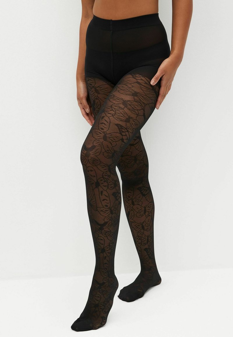 Next PATTERN - Panty - black/gemêleerd zwart - Zalando.nl