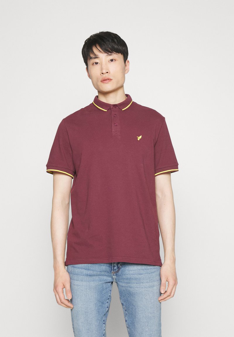 Pier One NEON TIPPING BIRDY - Polo - 304 - bordeaux/burdeos - Zalando.es