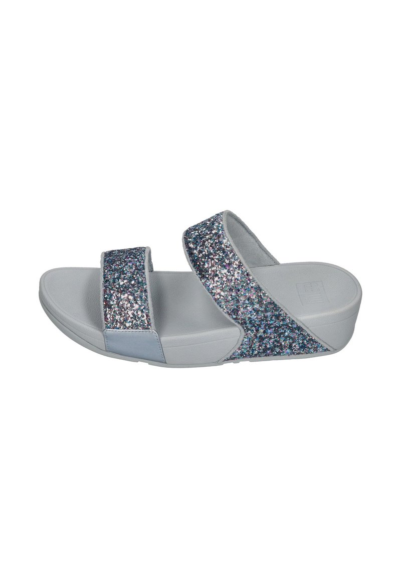 FitFlop LULU MULTI-TONAL GLITTER - Badslippers - quiet blue/donkerblauw - Zalando.nl