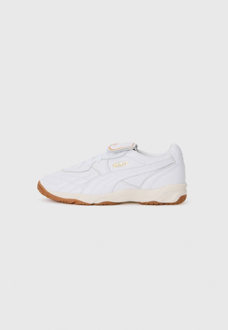 Puma KING INDOOR UNISEX - Trainers - puma white/frosted ivory/white ...