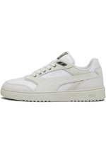 Puma DOUBLE COURT - Sneaker low - white warm white/weiß - Zalando.de