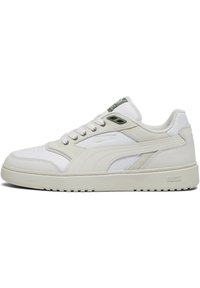 Puma DOUBLE COURT - Sneakers - white warm white/hvid - Zalando.dk