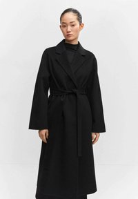 Mango Abrigo clásico - black/negro - Zalando.es