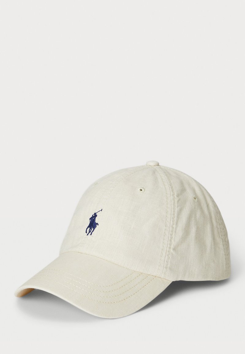 Polo Ralph Lauren LINEN BALL CAP - Lippalakki - full cream ...