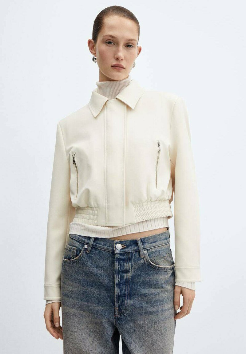 Mango Summer jacket - off-white - Zalando.ie