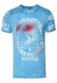 Rusty Neal T-Shirt print - blau - Zalando.de