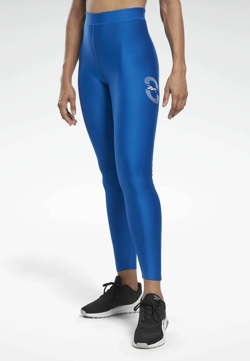 Reebok VECTOR - Tights - vector blue/blå - Zalando.se