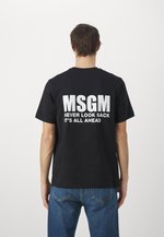 MSGM T-Shirt print - black/schwarz - Zalando.at